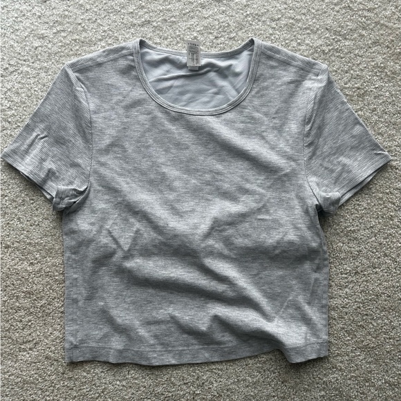 Yogalicious | Tops | 2 Piece Set Gray And Blue Womens Top | Poshmark